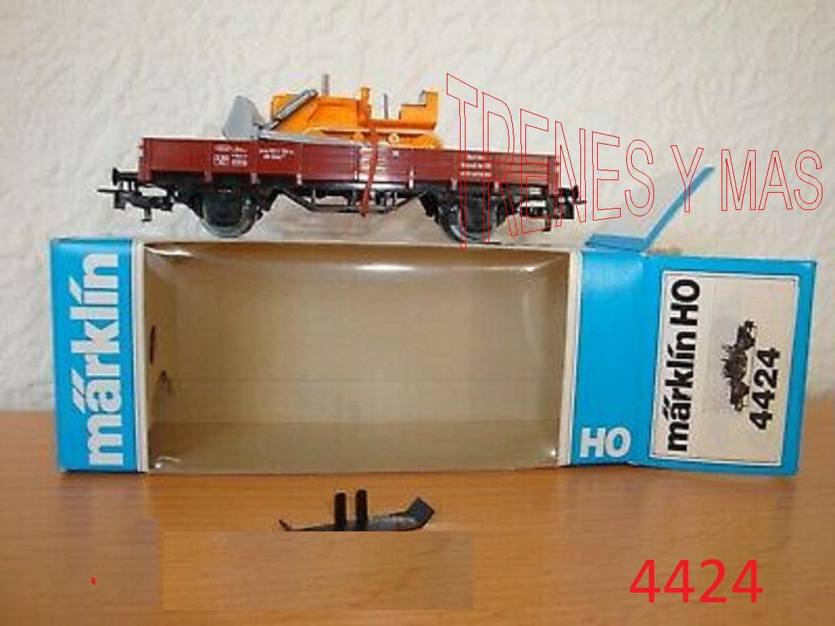 Vagón de carga DB MARKLIN - 4424 - Trenesymas