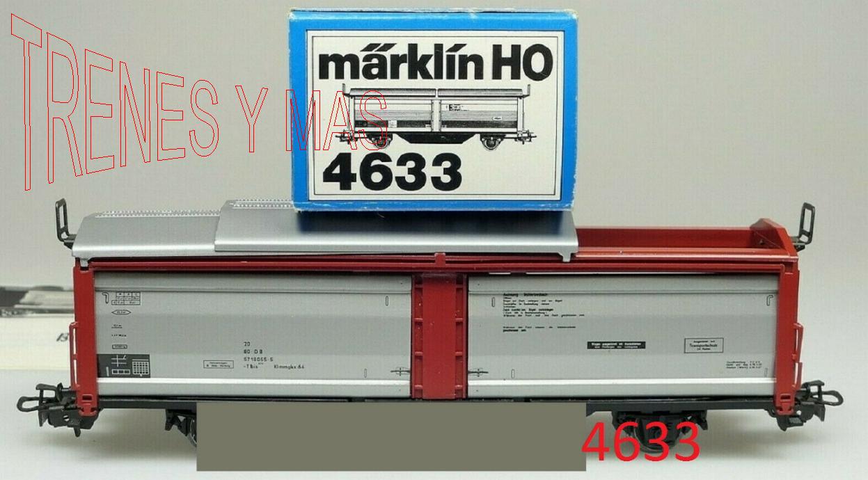 Vagón de carga DB MARKLIN - 4633 - Trenesymas