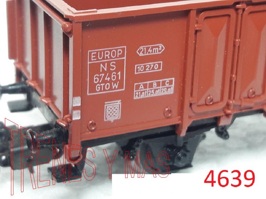 Vagón de carga NS MARKLIN - 4639 - Trenesymas