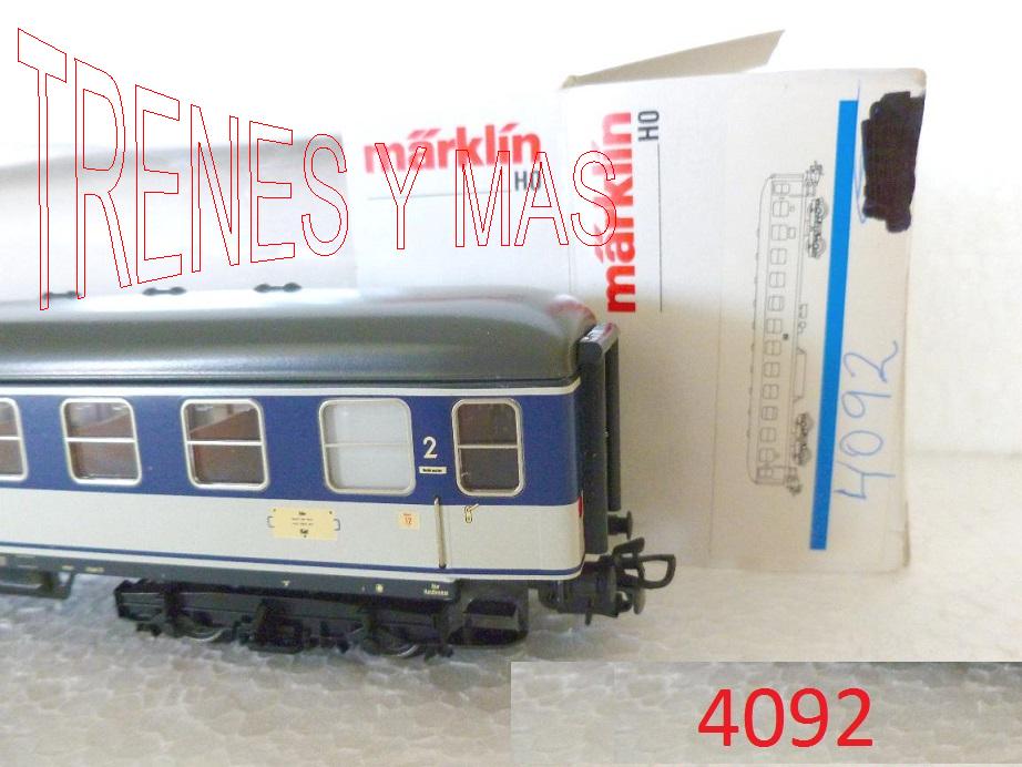C. Pasajeros DB MARKLIN - 4092 - Trenesymas