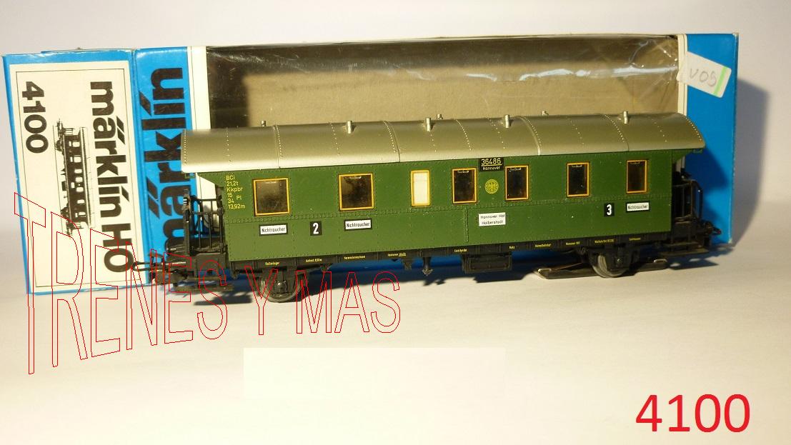 C. Pasajeros DRG MARKLIN – 4100 - Trenesymas