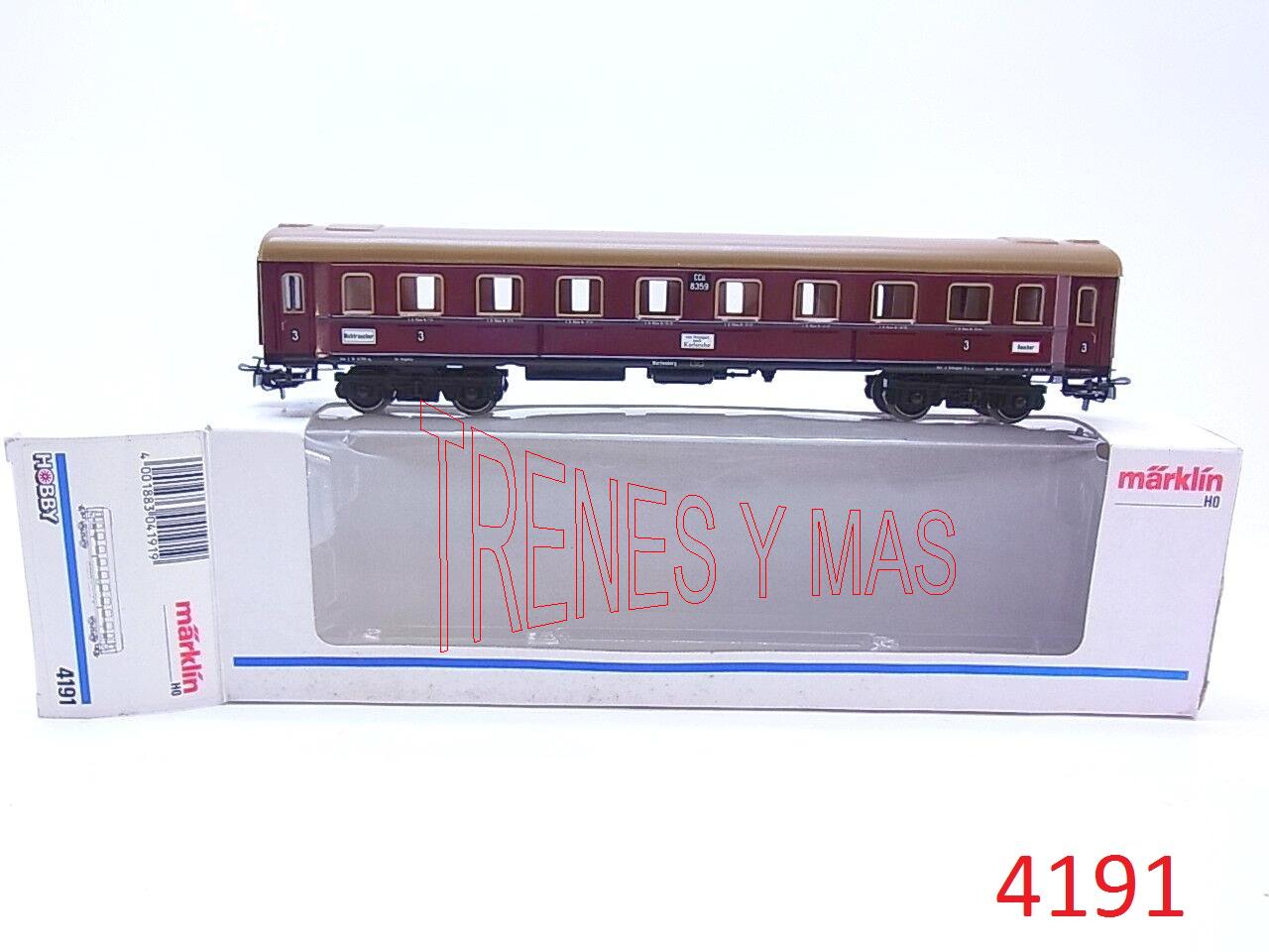 C. Pasajeros K.W.St.E. MARKLIN - 4191 - Trenesymas