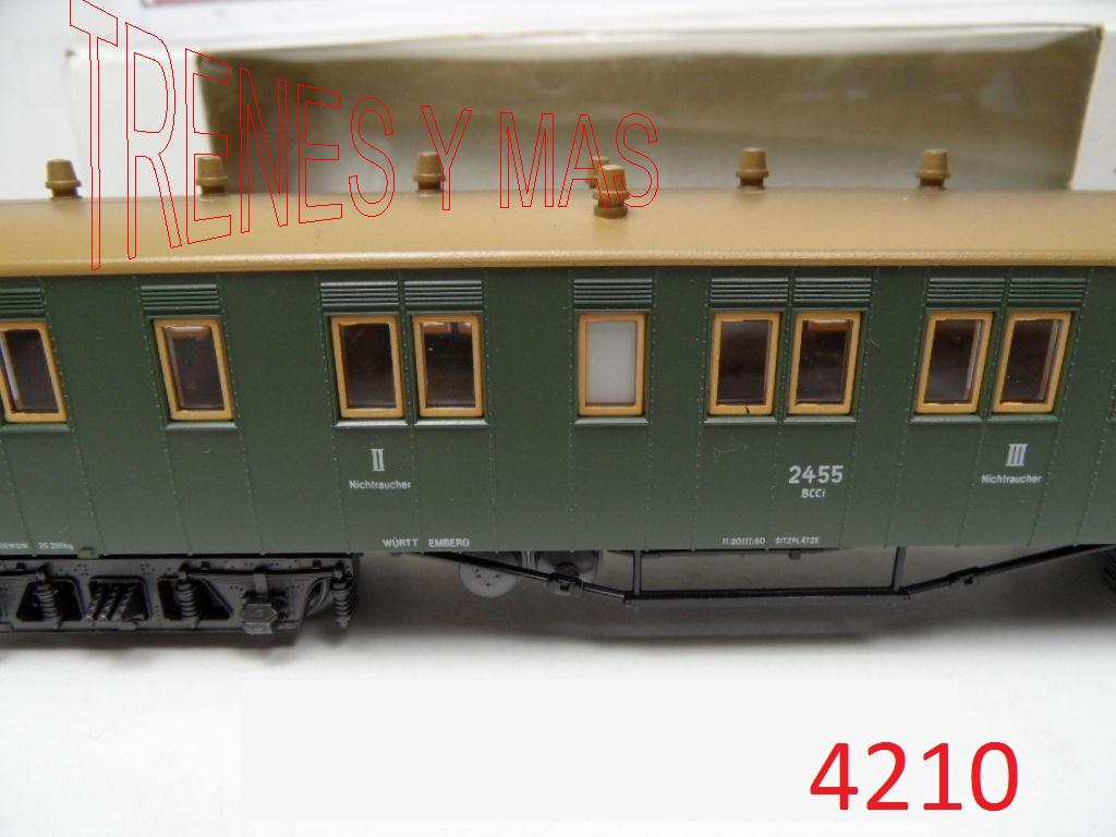 C. Pasajeros WURTTEMBERG MARKLIN - 4210 - Trenesymas