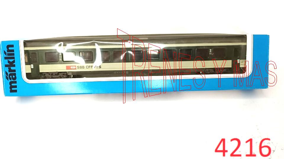 C. Pasajeros SUIZO MARKLIN – 4216 - Trenesymas