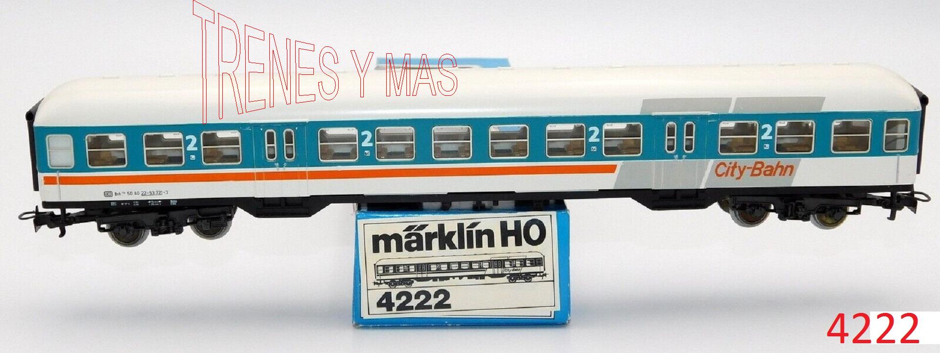 C. Pasajeros DB MARKLIN - 4222 - Trenesymas