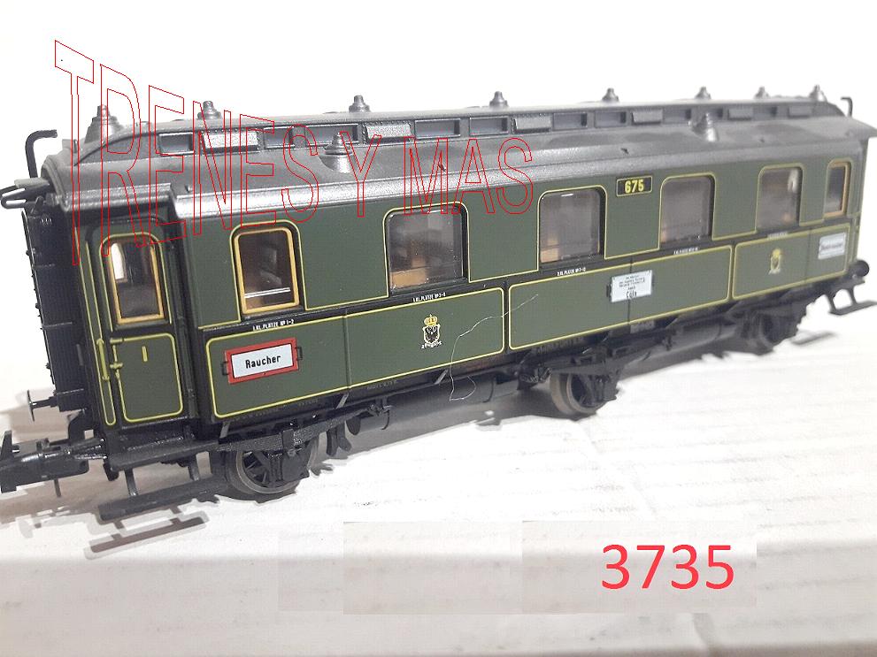 C. Pasajeros BAYERN MARKLIN / TRIX - 3735 - Trenesymas