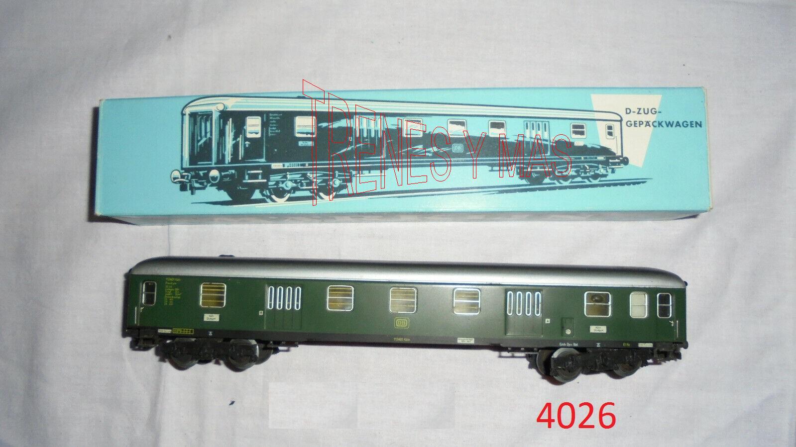C. Equipaje / correos DB MARKLIN – 4026 - Trenesymas