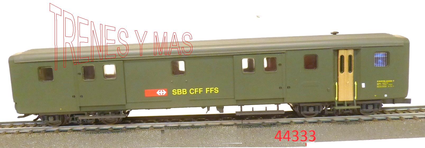 C. Correos y equipaje SUIZO MARKLIN ROCO - 44333 - Trenesymas