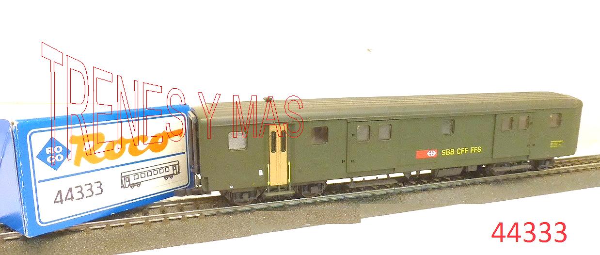 C. Correos y equipaje SUIZO MARKLIN ROCO - 44333 - Trenesymas