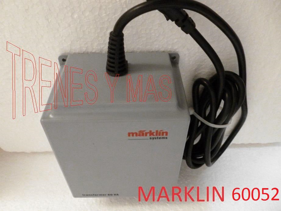 TRANSFORMADOR MARKLIN 60VA - 60052 - Trenesymas