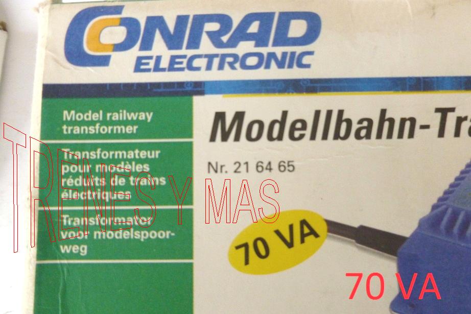 TRANSFORMADOR CONRAD 70VA - Trenesymas