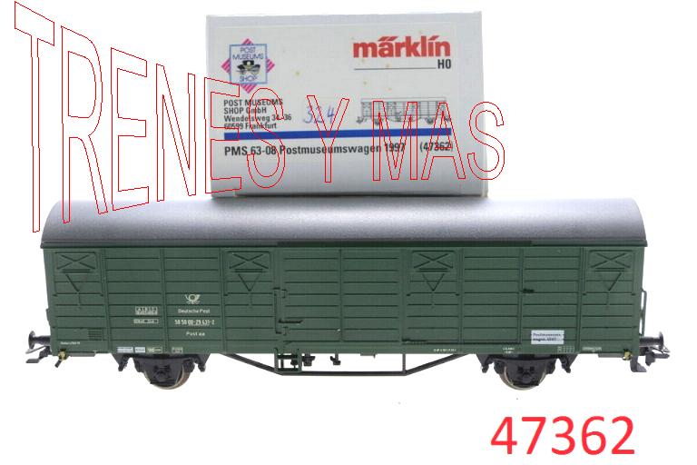 C. Carga POSTMUESUMSWAGEN MARKLIN # 47362 - Trenesymas