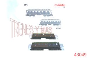 Set Pasajeros DRG MARKLIN # 43048 / 43049 - Trenesymas